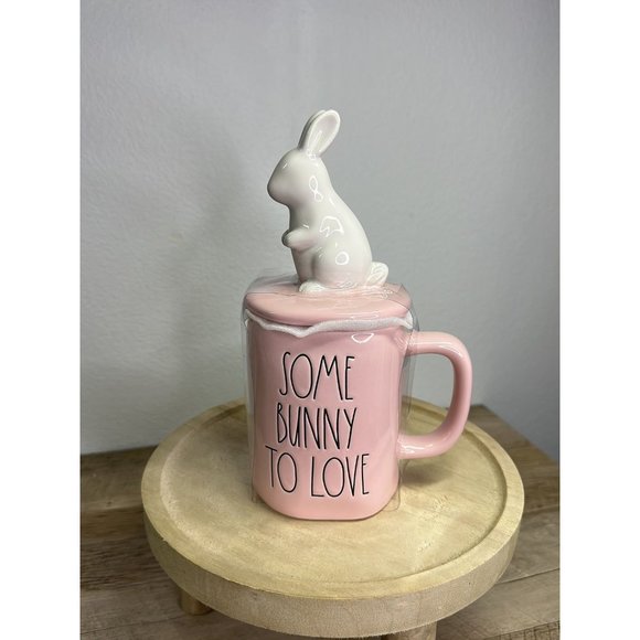 Rae Dunn | Dining | Rae Dunn Easter Mug With Bunny Topper Some Bunny To ...